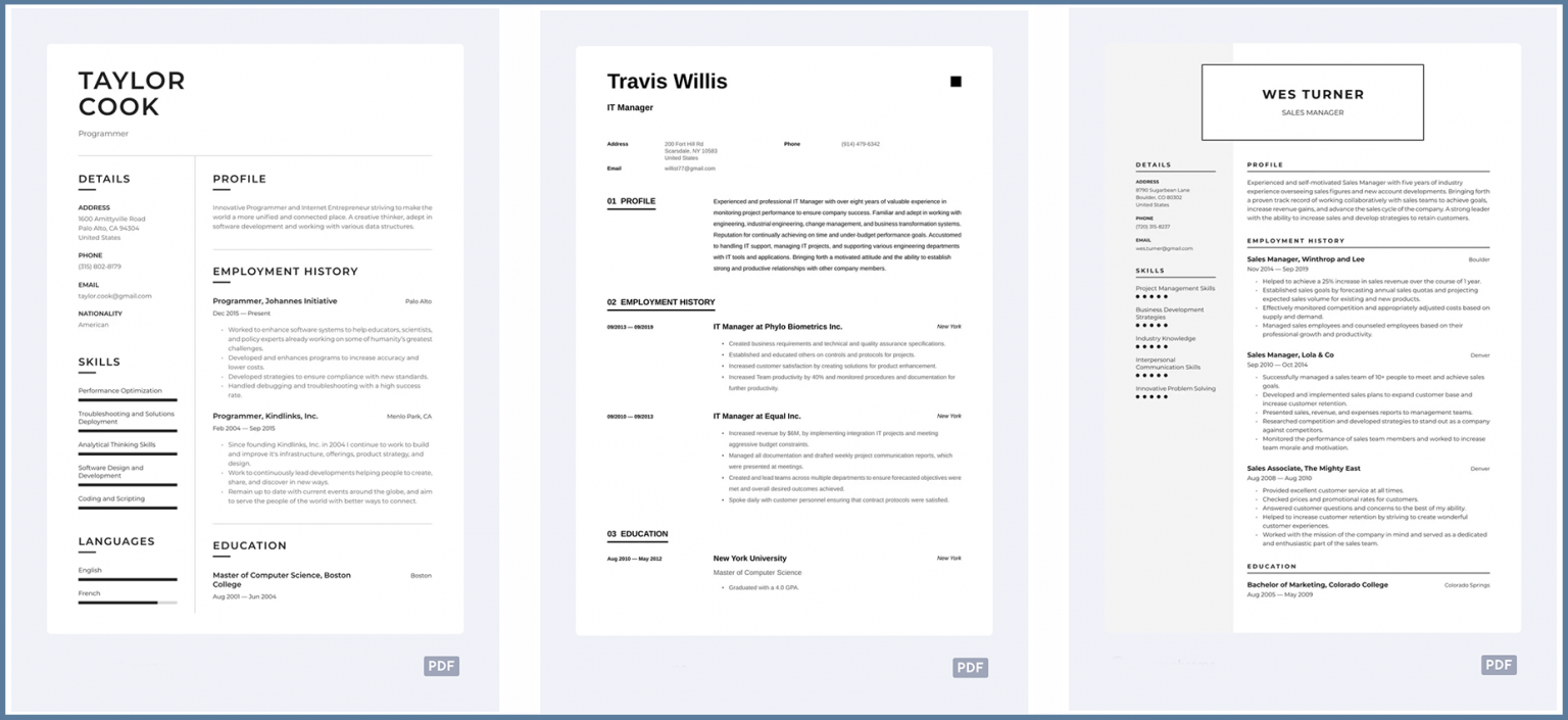 Australian Senior Executive Resume Example & Full Guide