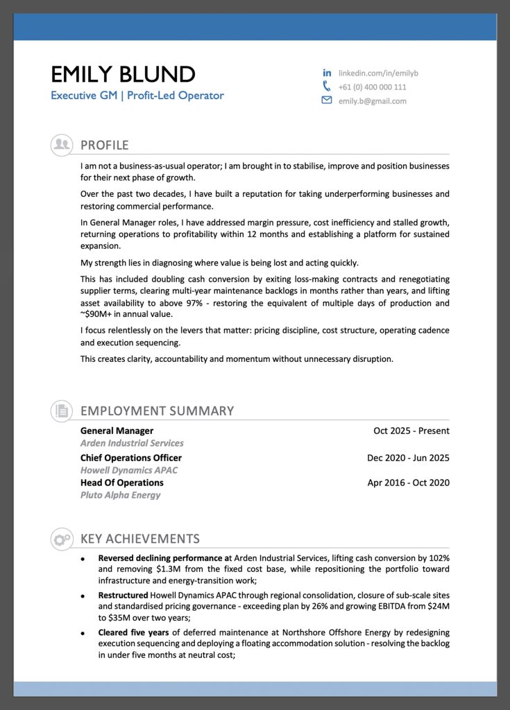 How To Write A General Manager Resume (Guide + Examples)